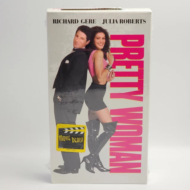 VINTAGE PRETTY WOMAN VHS 1990 Full Screen Sealed w/ Original Price Tag ...