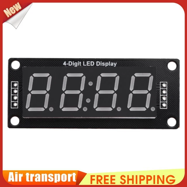 TM1637 LED DISPLAY Module 7 Segment Glow Tube Clock 0.56 Inch (Green) £ ...