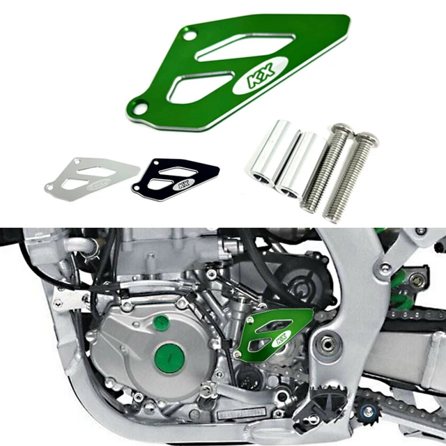 KX LOGO FRONT Sprocket Guard Chain Protector For KAWASAKI KX250 KX450F ...