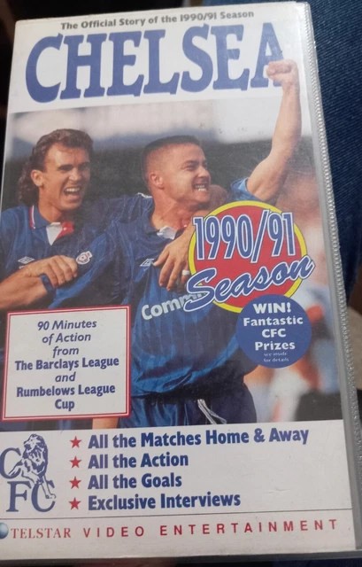 CHELSEA FC 1990/1991 season review vhs tape £3.00 - PicClick UK