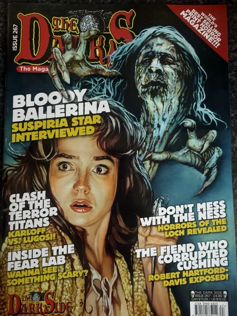 THE DARK SIDE magazine #267 2025 Suspiria Star interviewed +Horrors of ...