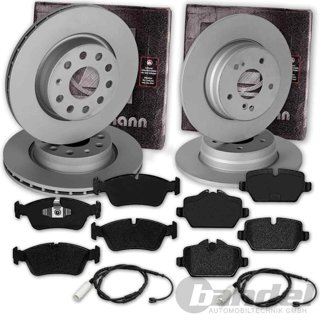 ZIMMERMANN BREMSSCHEIBEN+BELÄGE VORNE+HINTEN passend für BMW 1er E87 3er E90 EUR 214,90 ...