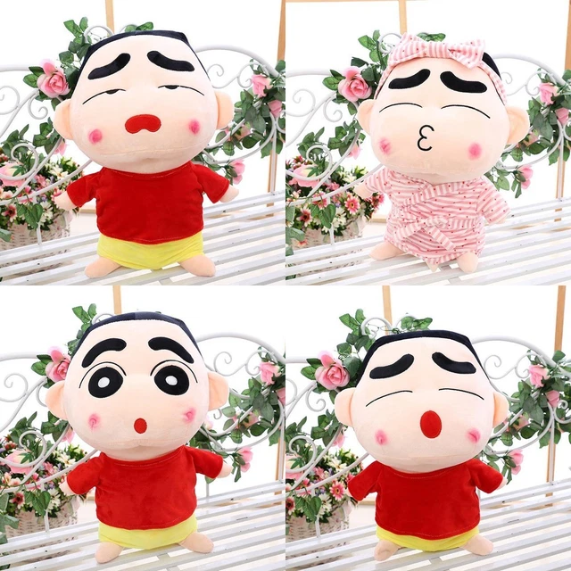 ABLE PLUSH CRAYON Shinchan Doll In Colorful Bathrobe For Cozy Cuddling ...