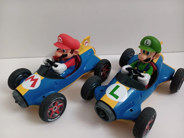 CARRERA MARIO AND Luigi RC Cars, No Remote or Charger £21.99 - PicClick UK