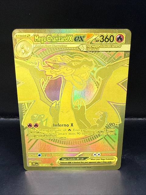 POKÉMON MEGA CHARIZARD X ex 130/094 Me02: Phantasmal Flames Holo £289. ...