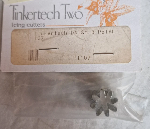 TINKERTECH TWO DAISY 8 petal Metal Cutter £1.00 - PicClick UK