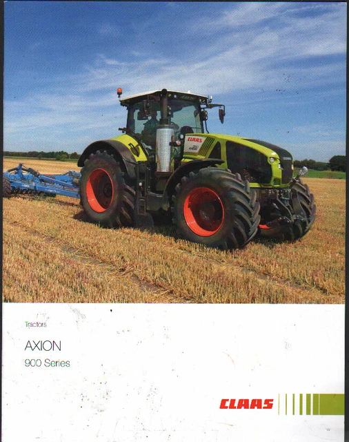 CLAAS &AXION 900 Series" Tractor Brochure Leaflet £6.50 - PicClick UK