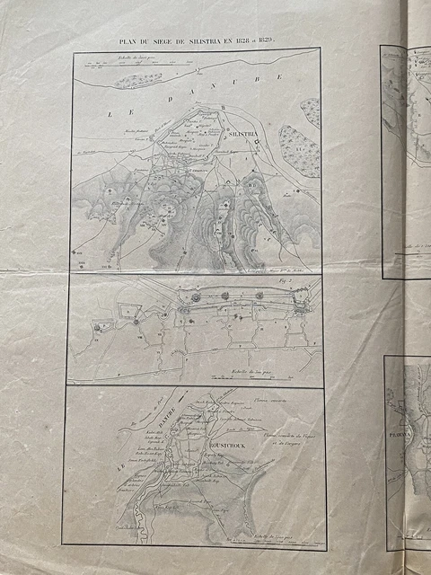 CARTA GEOGRAFICA PLAN Du Siege De Silistria 1828 1829 EUR 69,00 - PicClick IT