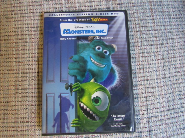 DISNEY PIXAR MONSTERS Inc = 2002 DVD 2-Disc Set = Collector's Edition £ ...