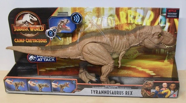 JURASSIC WORLD - dinosauro epico Roarin' Tyrannosaurus Rex - NUOVO DI ...
