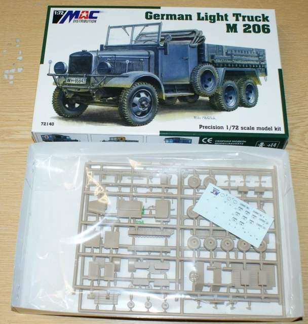 GERMAN LIGHT TRUCK M 206 in 1/72 von MAC EUR 17,00 - PicClick DE