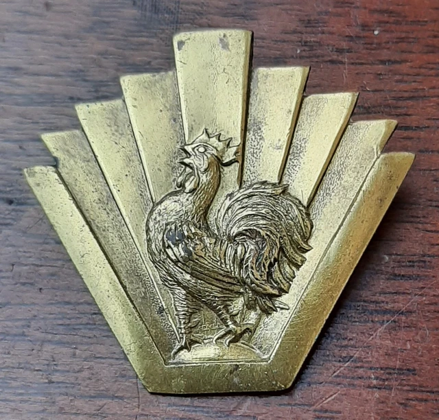 INSIGNE 1943 CEF ITALIE Coq ORIGINAL Corps Expéditionnaire Français ...