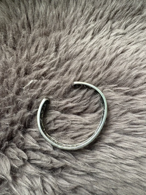 CHUNKY ANTIQUE SOLID Silver Celtic band/ bracelet £156.70 - PicClick UK