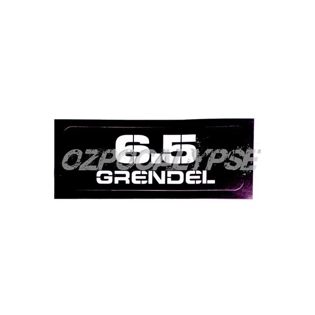 6.5 GRENDEL AMMO Tin Sticker - Rifle Ranger Ammunition Reloading Decal ...