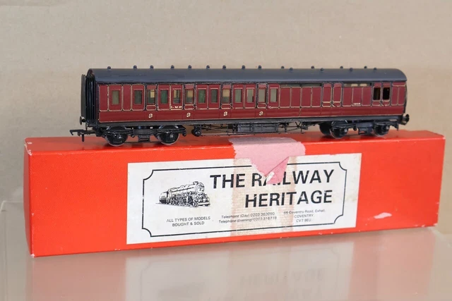 COMET MODELS KIT BUILT LMS MAROON 3rd CLASS MAINLINE BRAKE COACH 6640 ...