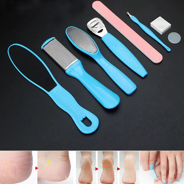 8 IN1 PROFESSIONAL Pedicure Kit Rasp Foot File Callus Remover Set Nail ...
