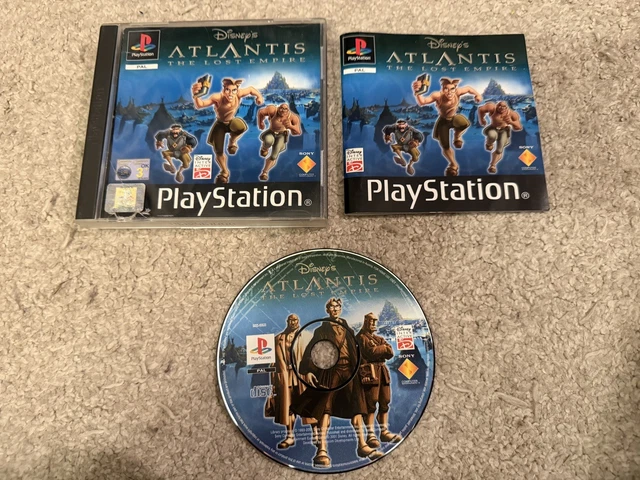 DISNEY ATLANTIS: THE Lost Empire PS1 PlayStation 1 Game with Manual £13 ...