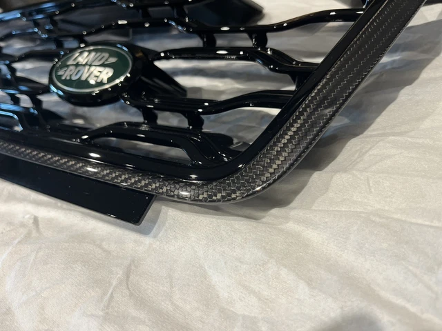 GENUINE RANGE ROVER SPORT L494 SVR FRONT GRILL 2018-2021 CARBON FIBRE ...