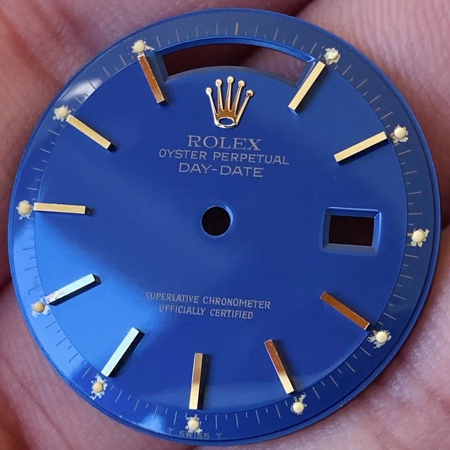 ROLEX PIE PAN Blue Dial For Day-Date 36mm Model Ref 1802 | 1803 | 1804 ...