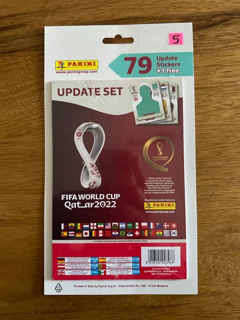 PANINI FIFA WORLD Cup Qatar 2022 - Update Set (5) EUR 12,00 - PicClick FR