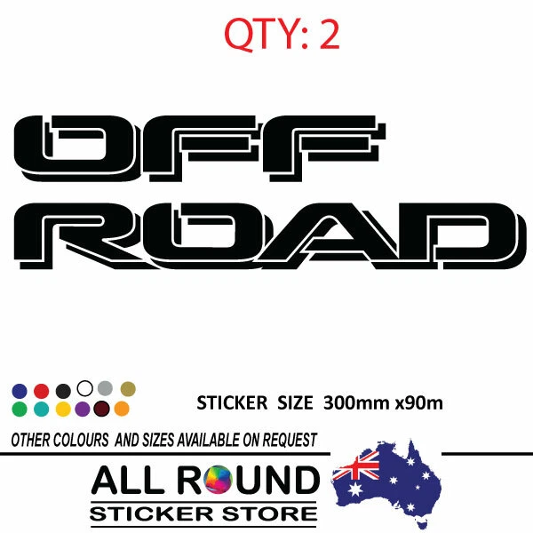 OFF ROAD sticker decal jdm drift car sticker decal TRUCK 4X4 EUR 17,38 ...
