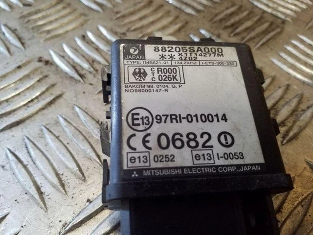 SUBARU FORESTER SG Immobiliser Control Module 88205SA000 2.00 Petrol ...