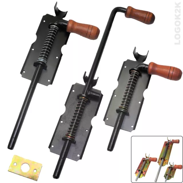 DROP BOLT HEAVY Duty Spring Loaded Stable Door Gate Garage Garden Shed ...