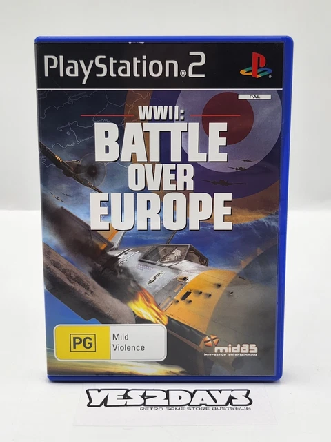WWII BATTLE OVER Europe PS2 PlayStation 2 Game Complete With Manual ...