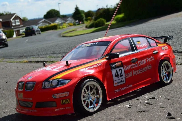 BMW M3 RADIO Remote Control Car 1/10 Rechargeable RC Red Car 20mph £37. ...