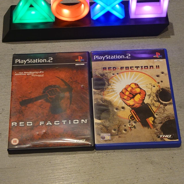 RED FACTION PS2 Games Bundle! 1 & 2 (II) (PlayStation 2, PS2, CIB, PAL ...