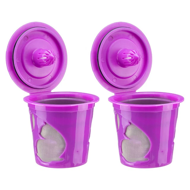 2PCS PORTABLE COFFEE Strainers Reusable Coffee Filter Cups Professional ...