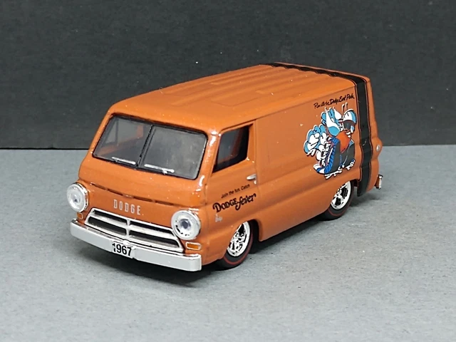 1967 DODGE FEVER A-100 Scat Pack Panel Van Collectible 1/64 Limited ...