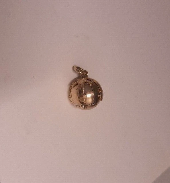 MASONIC SECRET 9CT Gold On Silver Folding Orb / Ball Watch Fob ...