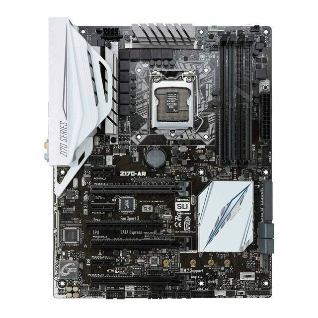 ASUS Z170-AR LGA 1151 DDR4 Motherboard Intel Z170 SATA3.0 USB3.1 HDMI DP ATX EUR 78,68 - PicClick FR