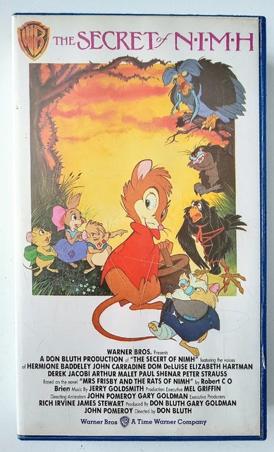 THE SECRET OF Nimh 1991 Warner Home Video VHS EUR 28,82 - PicClick IT