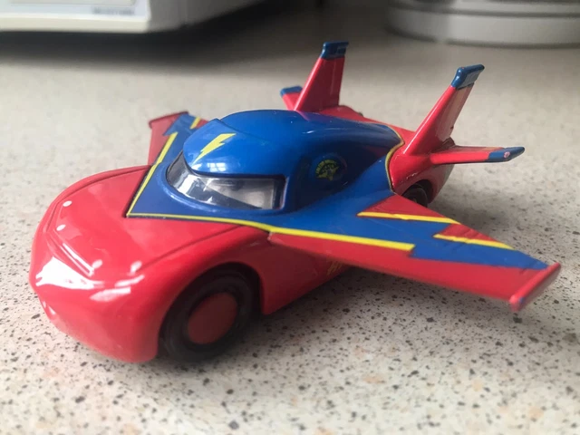 DISNEY PIXAR CARS Toons Lightning Mcqueen Hawk Deluxe Mattel 1.55 Scale ...