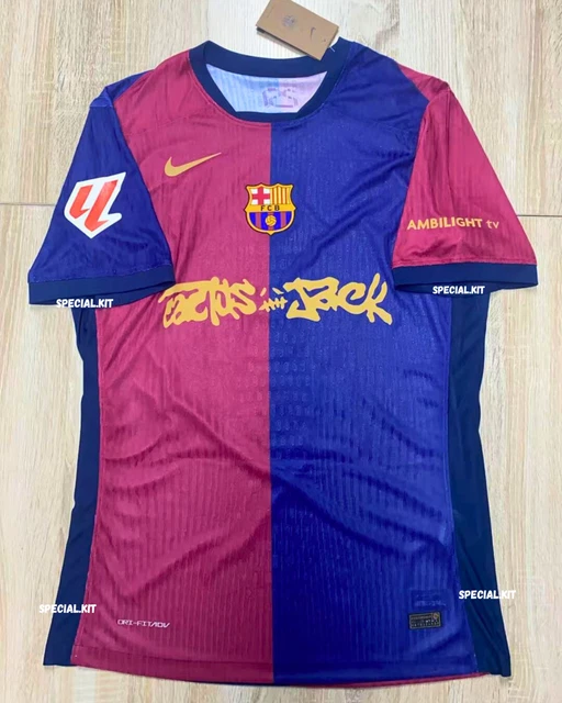 BARCELONA X TRAVIS SCOTT Limited Edition Cactus Jack Jersey - Lamine ...