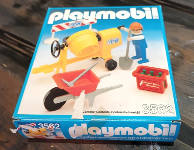 PLAYMOBIL® 3562 - A | Beton-/ Mörtelmischer | komplettes Set | OVP ...