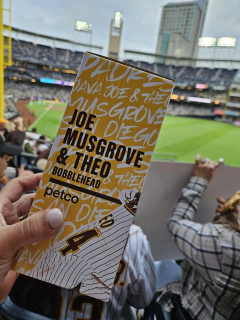SAN DIEGO PADRES Joe Musgrove & Theo Bobblehead SGA 5/14/24 sera ...