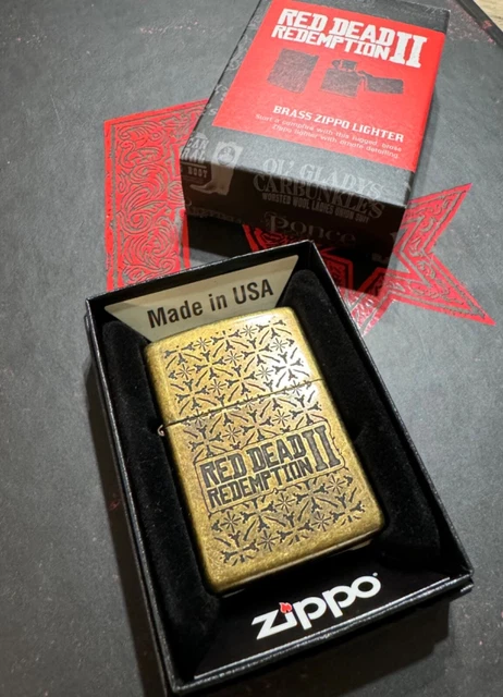 ZIPPO/LIGHTER RED DEAD Redemption II (VERY RARE) - ROCKSTAR GAMES ...