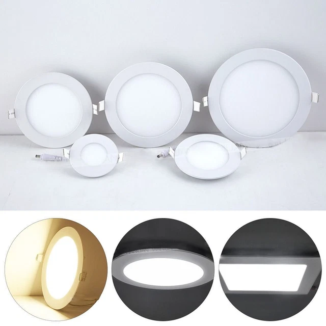 1 3W-12W LED Panel Round Recessed Recessed 2023 Ceiling Down Light ...