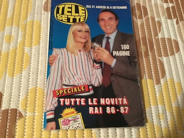 RAFFAELLA CARRA’, MARADONA, LEVEL 42, su TELE SETTE 36/86 L EUR 9,00 ...