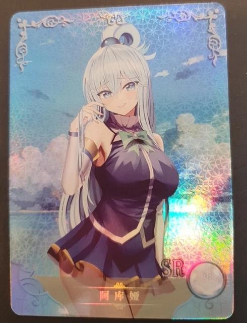 GODDESS STORY TCG Waifu Card SR Holo Karte NS-2M03-038 Aqua - KonoSuba EUR 4,49 - PicClick DE