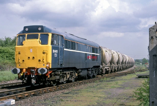 ORIGINAL 35MM SLIDE BR Class 31 no. 31411 at Coleshill +rights for use ...