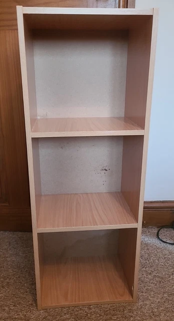 HARTLEYS 3 TIER Beech Cube Unit (80cm x30cm x24cm) £20.00 - PicClick UK