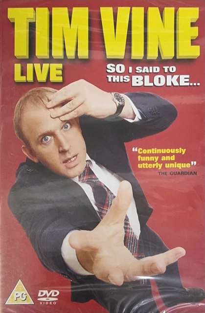 TIM VINE, LIVE, So Is Said To This Bloke £1.00 - PicClick UK