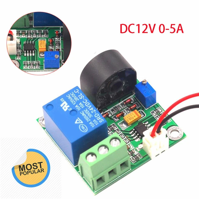 Ac 0 5a Professional Current Detection Sensor Module Switch Output 12v