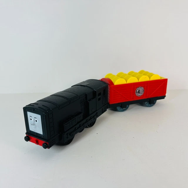 THOMAS & FRIENDS Trackmaster Talking DIESEL Train Engine & Tender ...