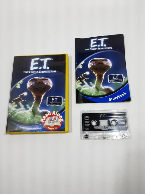 DISNEY READ ALONG : E.T. Retro Cassette & Story Book Box set 90s ET $20 ...
