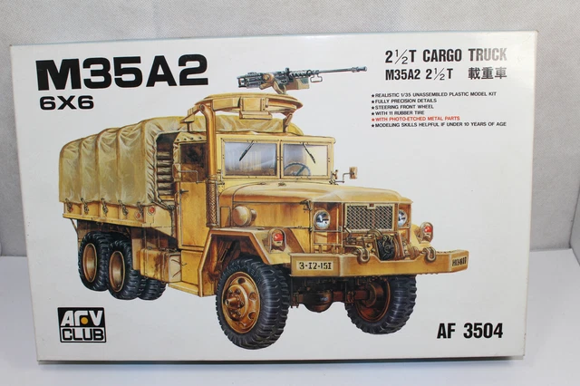 MB1191, RAR ALTER AFV Club AF3504 M35A2 6x6 Cargo Truck OVP 1:35 Bausatz Ki mint EUR 72,68 ...